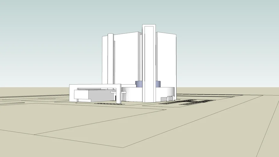 Tri-Tower building | 3D Warehouse