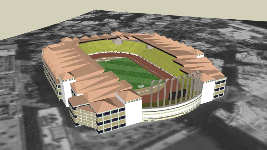 Stade Louis II | 3D Warehouse