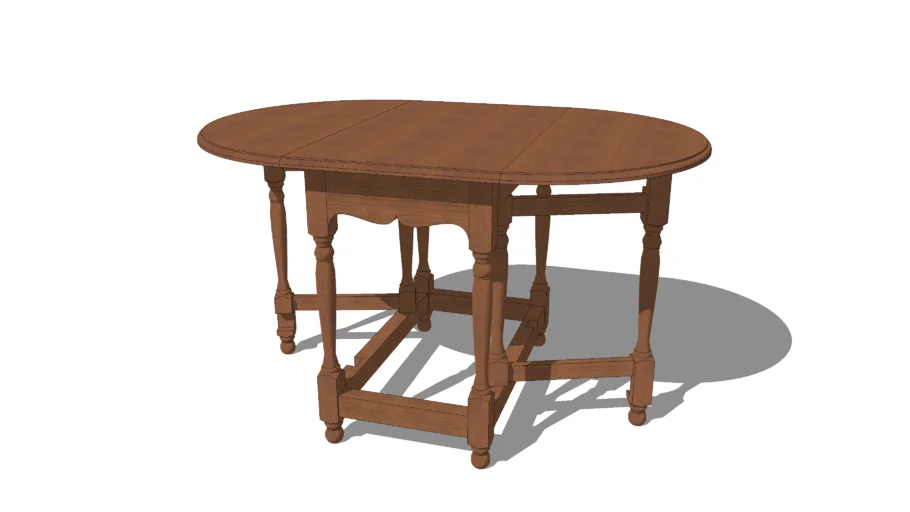 Gateleg Table | 3D Warehouse