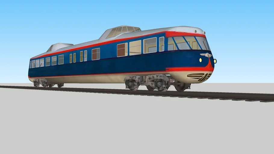 Dutch train - VIP Car - 'Camel' | 3D Warehouse