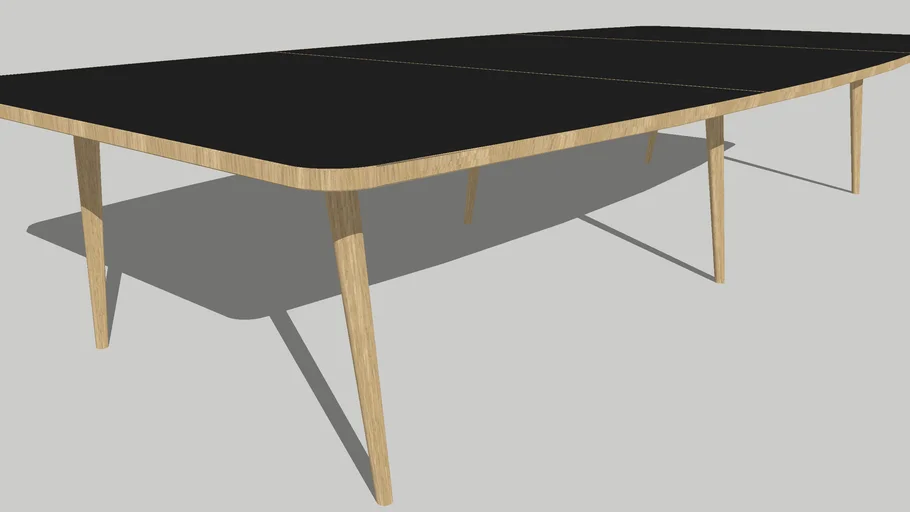 Forum Meeting table 3750 x 1500/1800 mm for 12 people by Andersen | 3D ...