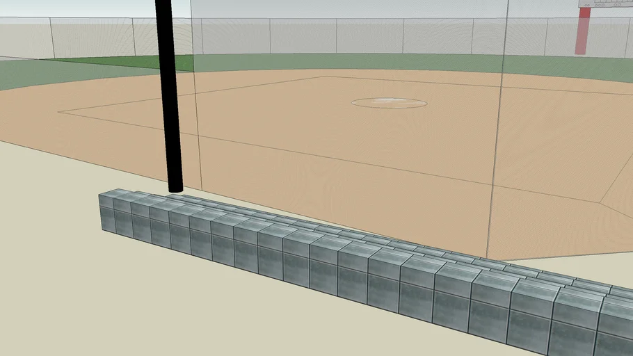 Baseball field BHJH | 3D Warehouse