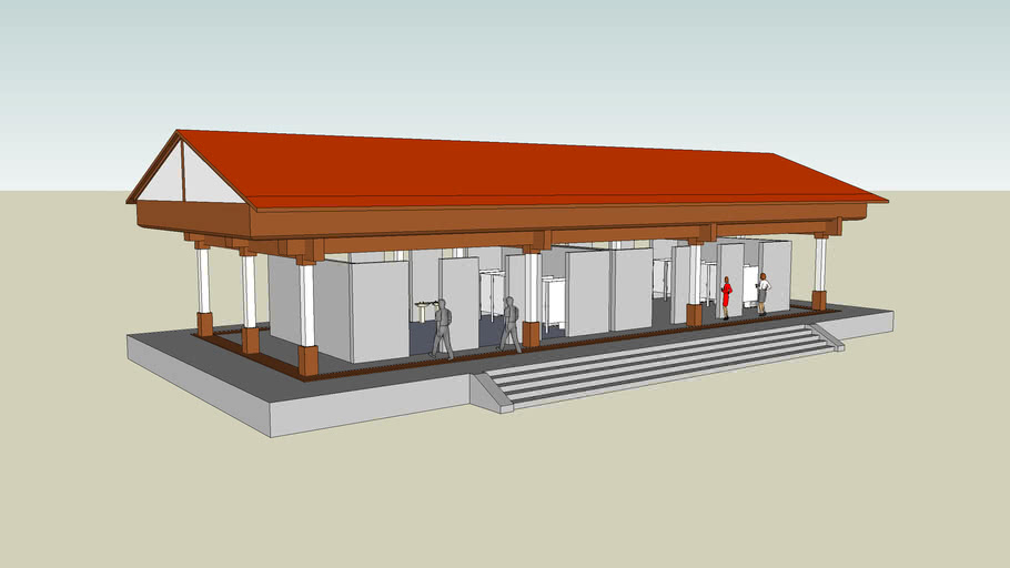 public restroom | 3D Warehouse