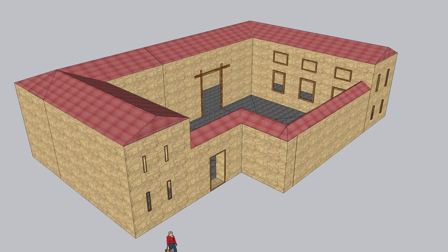 Greek House set Greek building | 3D Warehouse