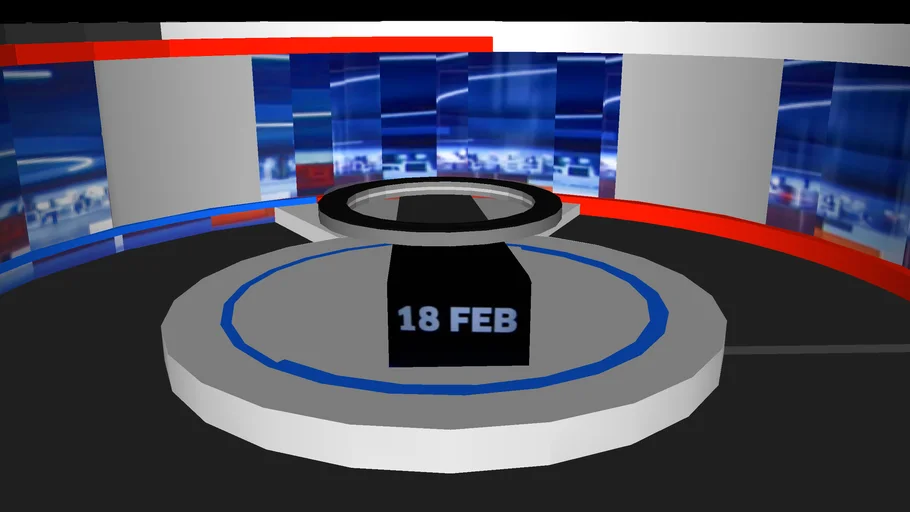 VTM Nieuws - Studio (2013-...) | 3D Warehouse