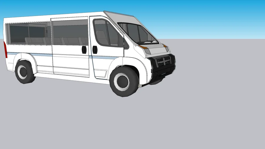 2018 RAM ProMaster (136-wheelbase low roof) (15 passenger) | 3D Warehouse