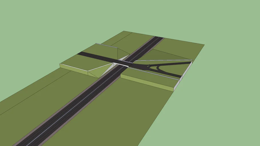 Motorway junction template | 3D Warehouse