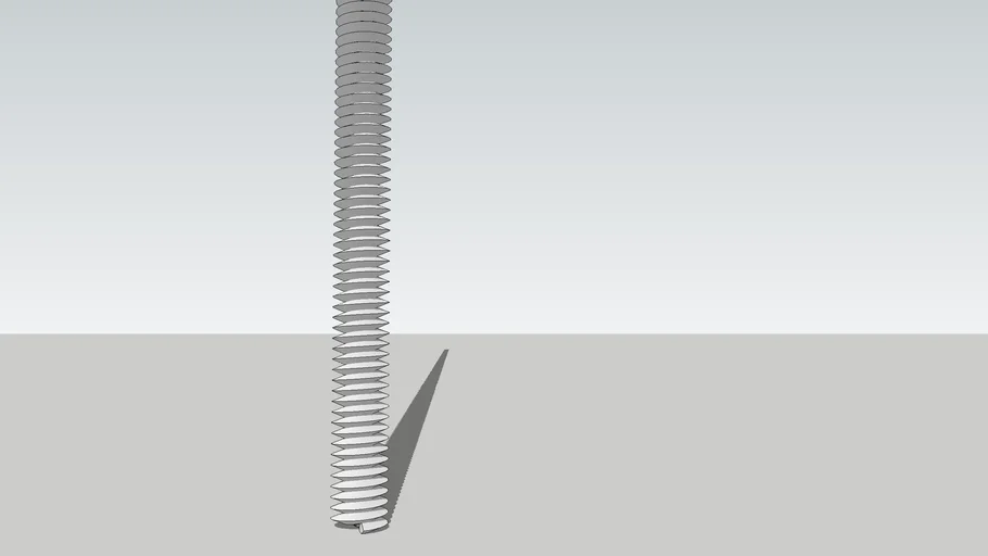TIGE FILETEE M6 X 500 MM | 3D Warehouse