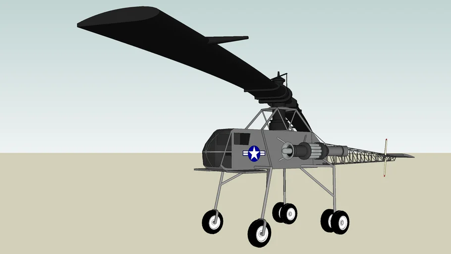 Hughes XH-17 'Flying Crane' | 3D Warehouse