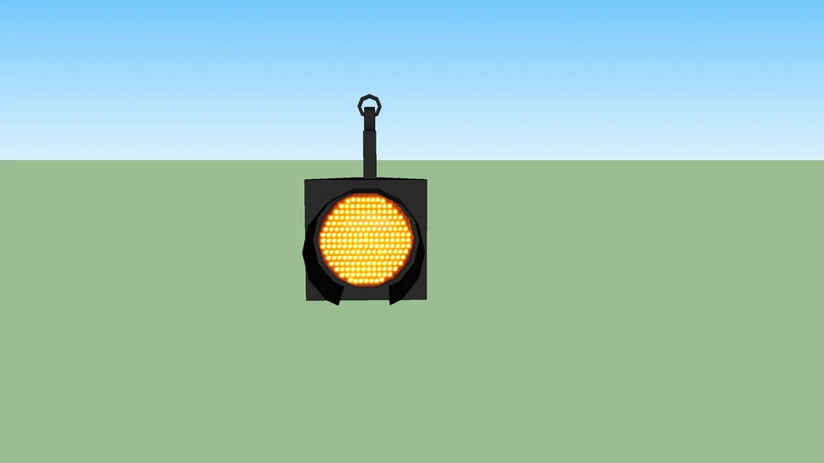 LED One-Way Caution Flasher | 3D Warehouse
