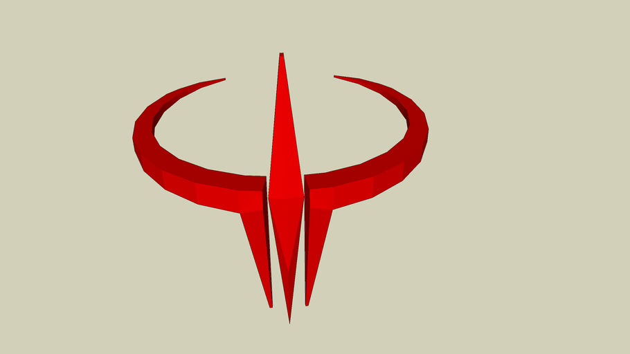 Quake 3 Arena logo | 3D Warehouse