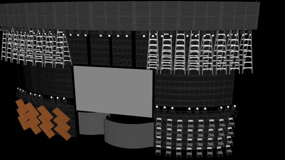 WWE TLC 2013 Stage Set Concept | 3D Warehouse