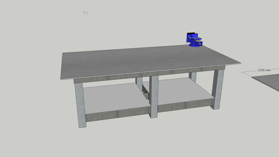metal welding table v3 | 3D Warehouse