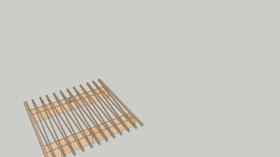 Tojo V Bed 190cm x 172cm | 3D Warehouse