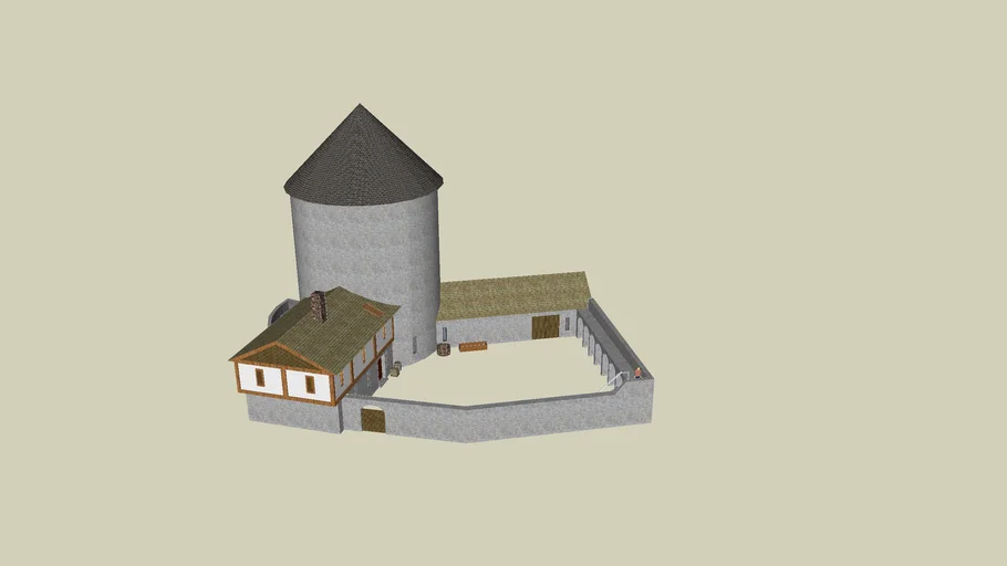 Ars Magica wizard's tower | 3D Warehouse