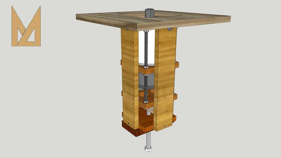 Elevation System for Table Router | 3D Warehouse