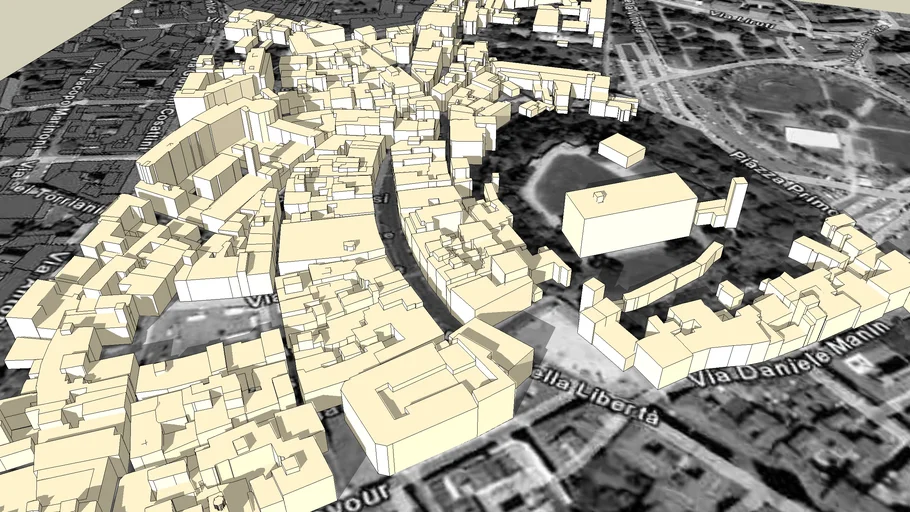 Quartiere di Udine tra via Mazzini, Liruti, Vittoria, I maggio, Manin ...