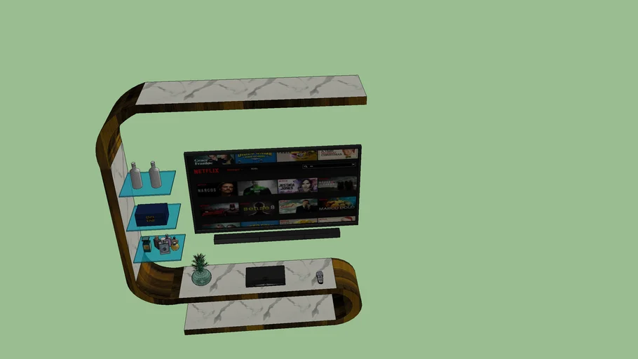 LE/LCD Panel or TV Unit | 3D Warehouse