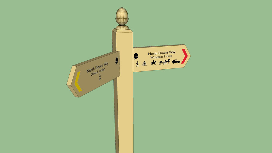 Fingerpost | 3D Warehouse