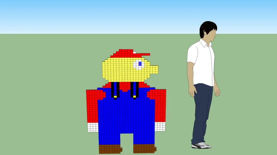 Block Mario | 3D Warehouse