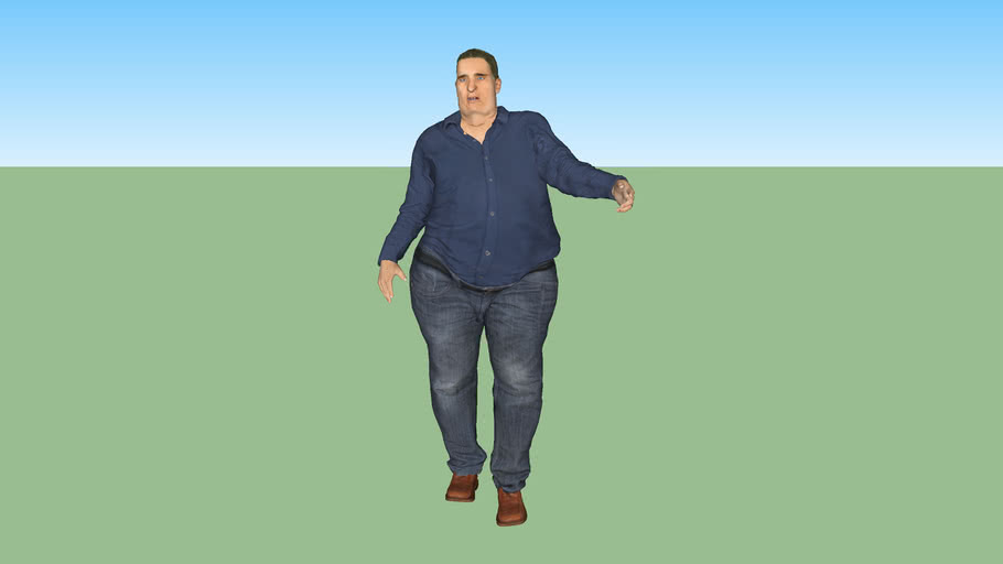 3d Man, Makehuman, Blender | 3D Warehouse