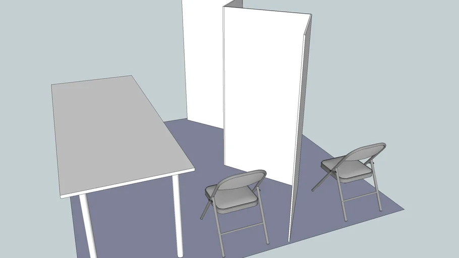 10' x 10' Craft booth | 3D Warehouse