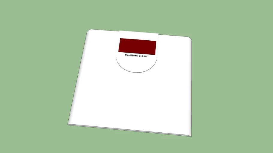 Weight Scale | 3D Warehouse