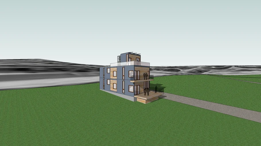 Modular House Prototype | 3D Warehouse