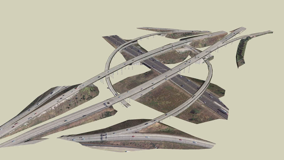 I-64 and I-270 Highway Interchange | 3D Warehouse