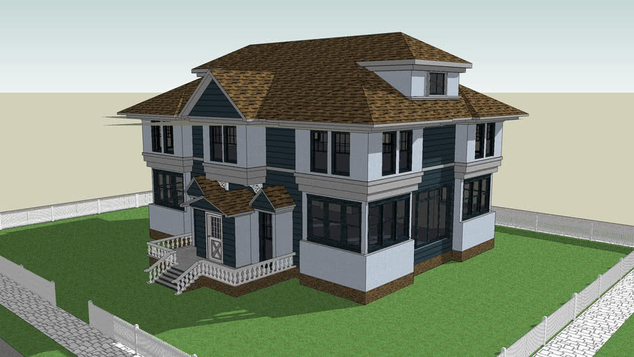 Turkish triplex Villa | 3D Warehouse