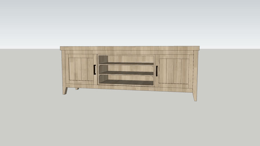 TV Console | 3D Warehouse