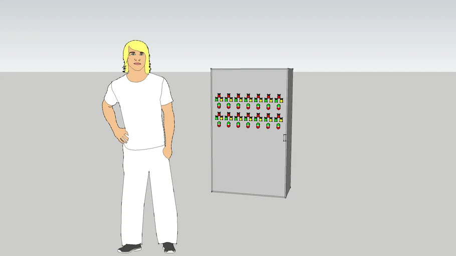 Industrial Control Panel | 3D Warehouse