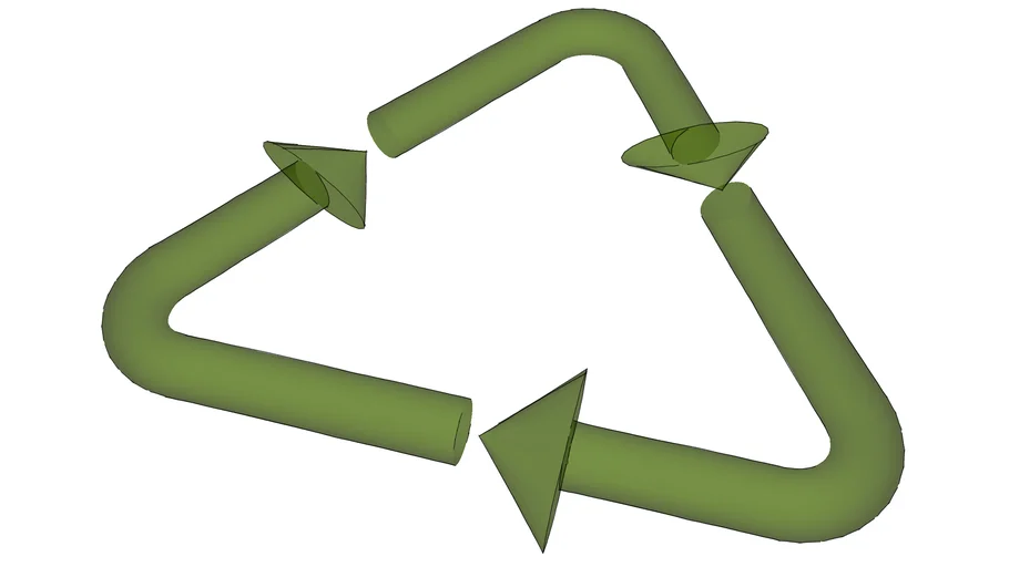 Recycle symbol 2 | 3D Warehouse