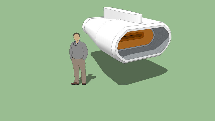 futuristic airplane engine | 3D Warehouse