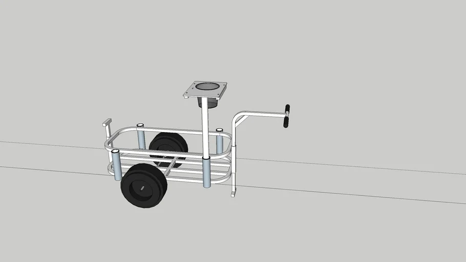 Fishing Cart | 3D Warehouse