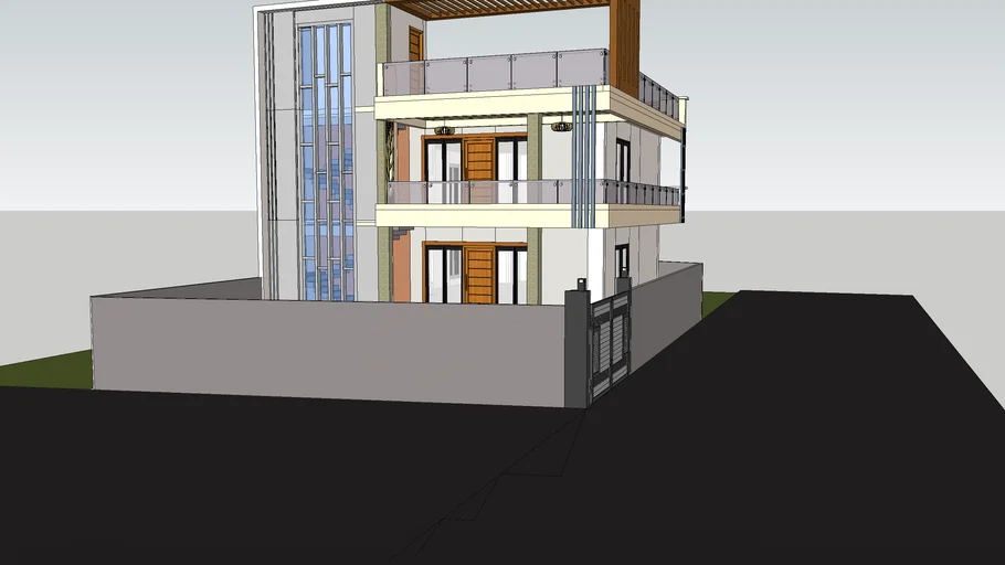 modern house | 3D Warehouse