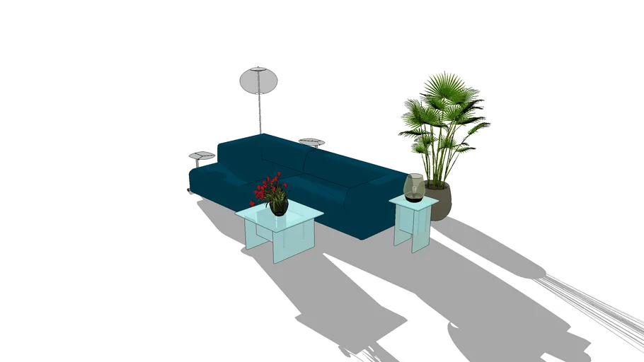 Montis Aztec Cocoon AL-2,5-seater AR | 3D Warehouse