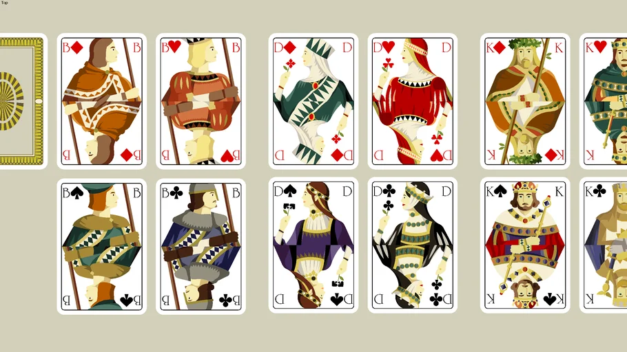 Playing Cards Redesign | 3D Warehouse