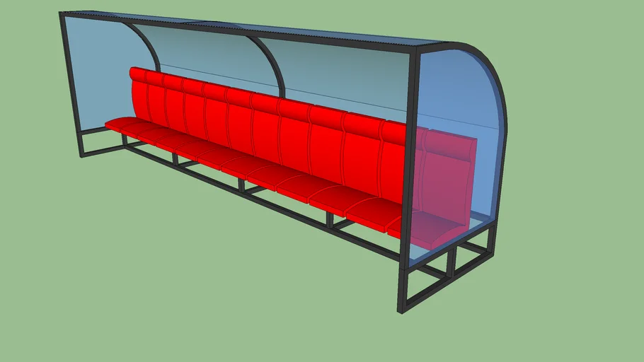 Soccer Coach Seating （upgrade） | 3D Warehouse