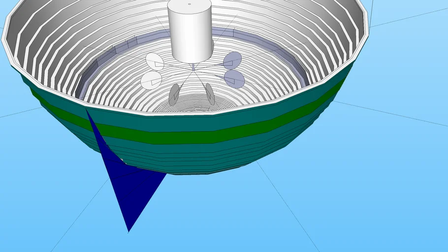 wind generation of electricity using vortex | 3D Warehouse