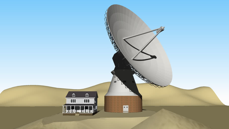 radio telescope | 3D Warehouse