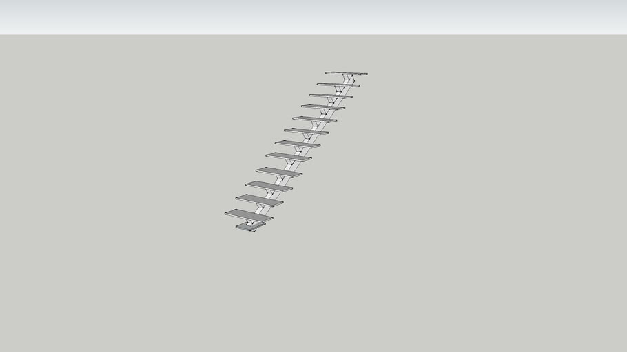 Floating Staircase | 3D Warehouse
