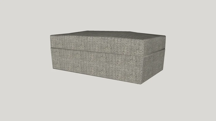 Storage ottoman | 3D Warehouse