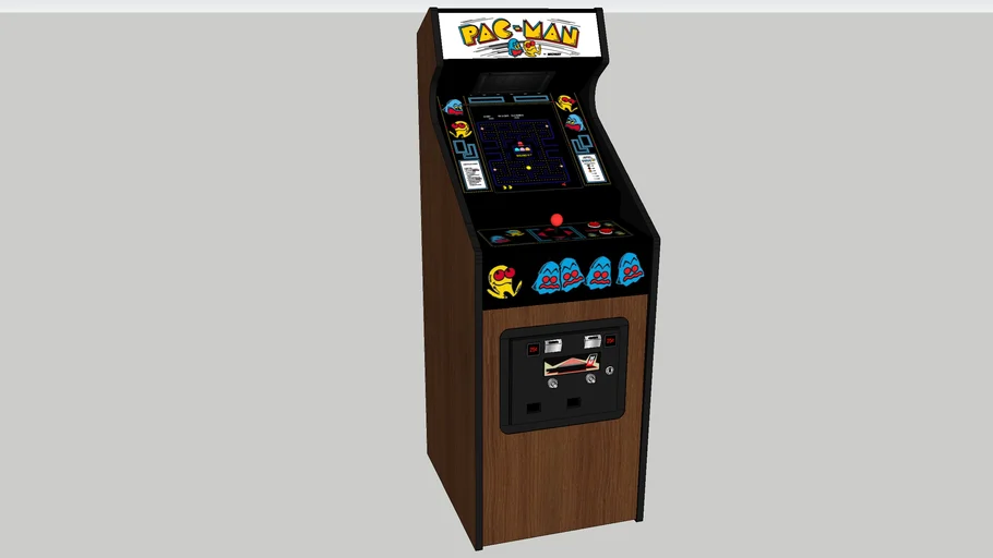 Bally Midway Pac-Man Mini Arcade Game | 3D Warehouse