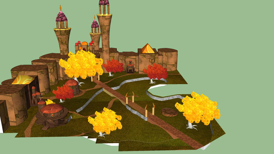 Silvermoon City Pt 2 (The Ruins of Silvermoon) | 3D Warehouse