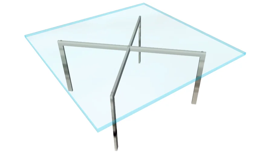 Barcelona table (low poly) | 3D Warehouse
