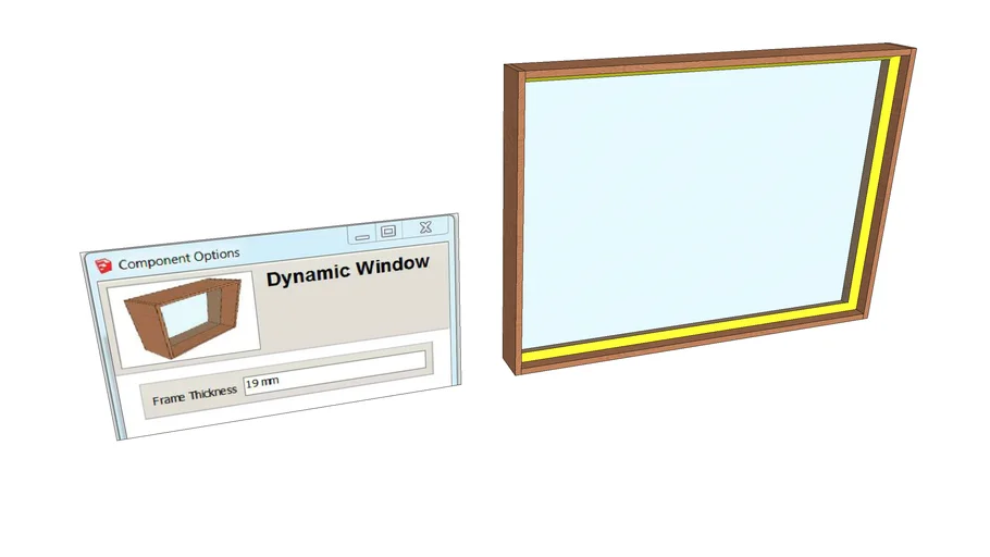 Simple Dymanic Window | 3D Warehouse