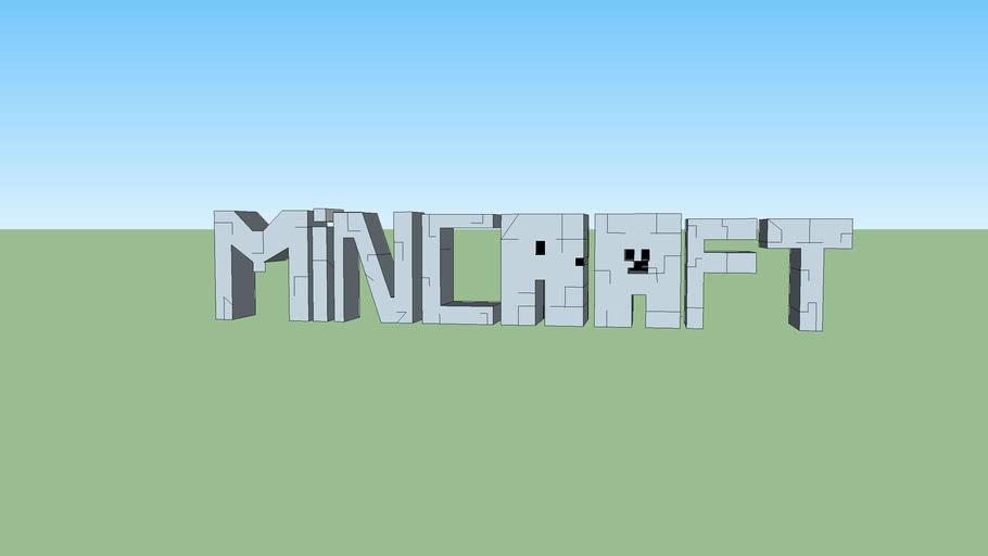 Minecraft logo | 3D Warehouse