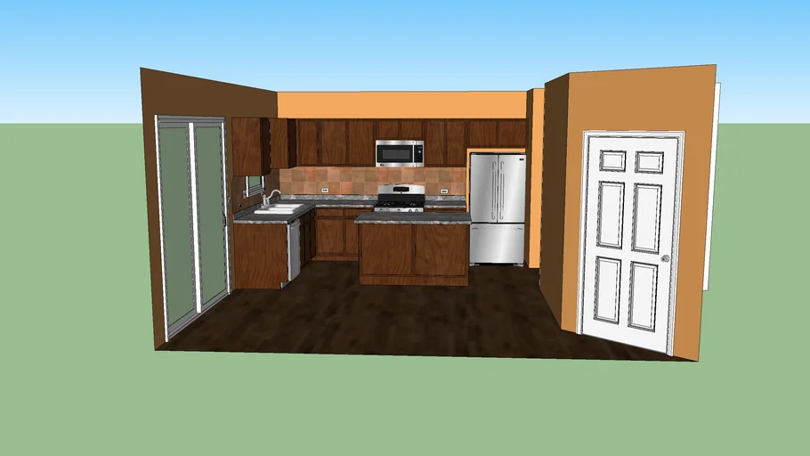 Small Kitchen | 3D Warehouse