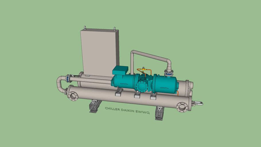 Chiller Tipo Daikin EWWQ | 3D Warehouse